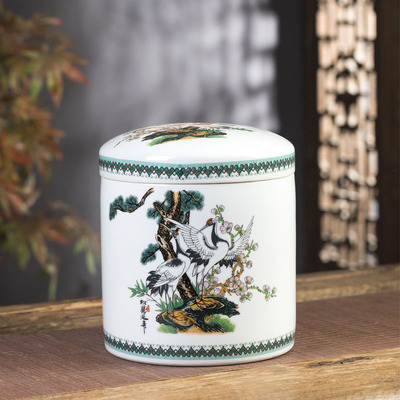 陶瓷骨灰盒圆形骨灰坛