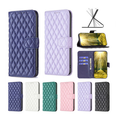 适用于TECNO Camon 20 Pro 5G手机壳格纹电话保护套商务搭扣翻盖式皮套软硅胶全包边防摔插卡支架奢华男女款