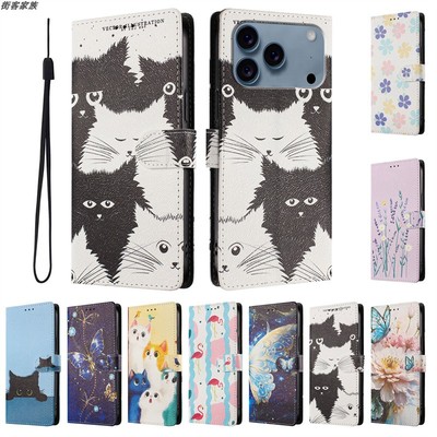 适用传音Infinix Note 40 Pro 5G手机套可爱卡通彩绘保护套翻盖皮套防摔软硅胶外壳插卡支架超薄时尚简约