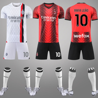 23-24AC米兰球衣莱奥足球服