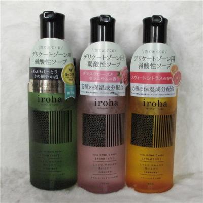 日本委托代买IROHA女性私处清洁泡沫弱酸洗液香氛护理慕斯150ml