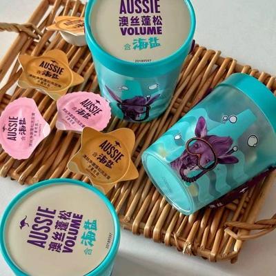 Aussie澳丝海盐袋鼠净澈蓬松洗发膏桶洗发水控油清洁15g*6