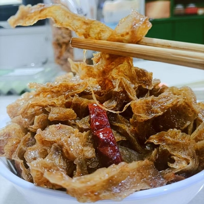 湖南特产金信源酱板魔芋皮