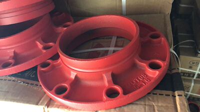 25公斤转换法兰钢卡沟槽