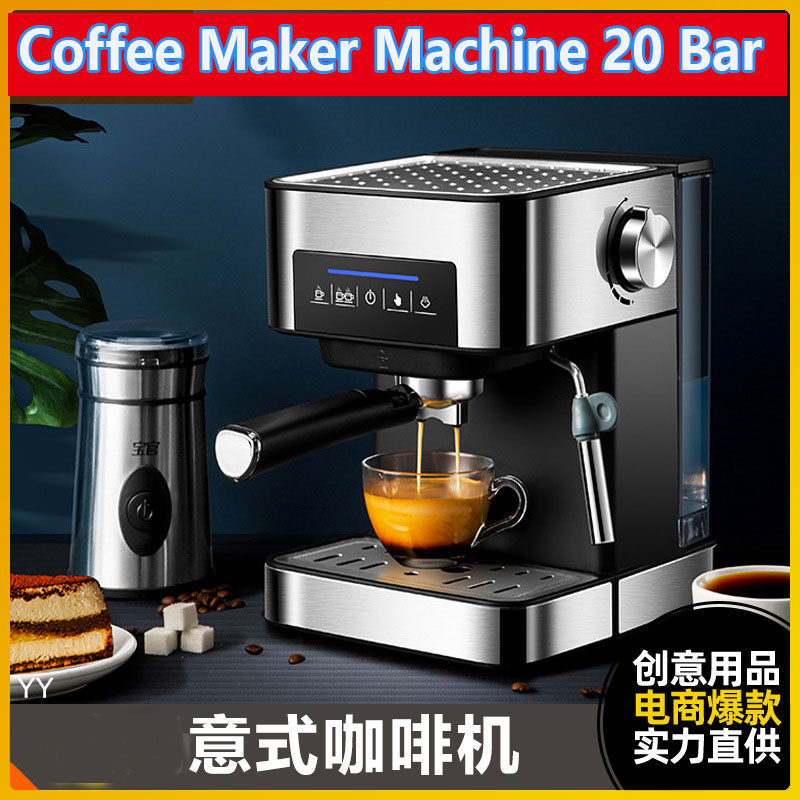 20Bar Espresso Coffee Maker Machine, Fully Automatic Espresso Machine ...