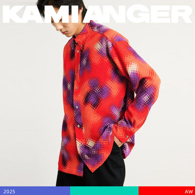 KAMIANGER RGB2025秋冬新款宽松百搭泡泡纱肌理感衬衫上衣外套男