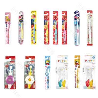 婴幼儿童软毛乳牙刷带安全挡板