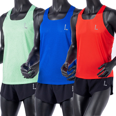 零阻力马拉松运动背心跑步田径服
