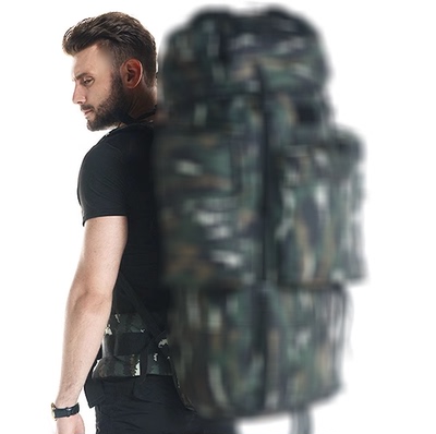 900D加密户外登山背包男女双肩旅行包大容量旅游迷彩野外露营背囊