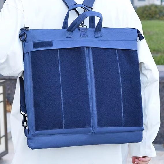 大容量多功能飞行员头盔包拎包手提包绿色作业包单肩背包新式登机