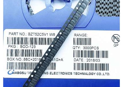 BZT52C5V1 SOD123  一盘3000个 一盘108元