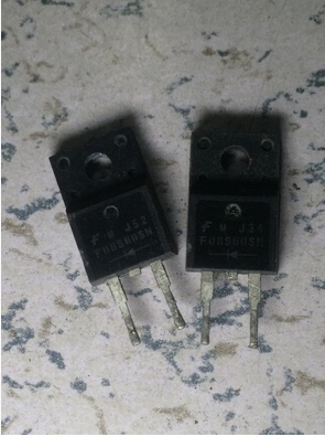 F08S60SN FFP08S60SN TO-220 快恢复二极管 原装正品 进口