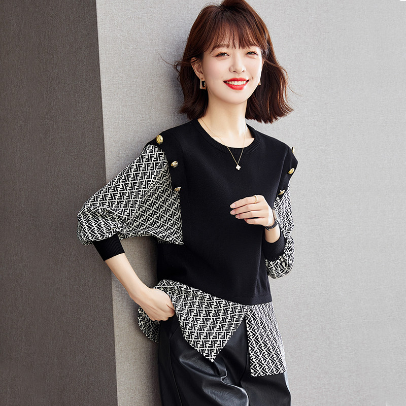 Foreign trade tail single clearance pick-up 2022 early autumn new loose ...