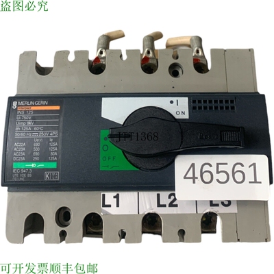 原装供应Merlin Gerin Interpact INS 125 负担开关