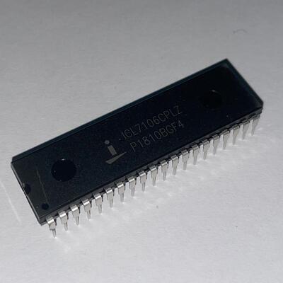 全新ICL7106CPL 直插DIP40模数转换LED驱动器