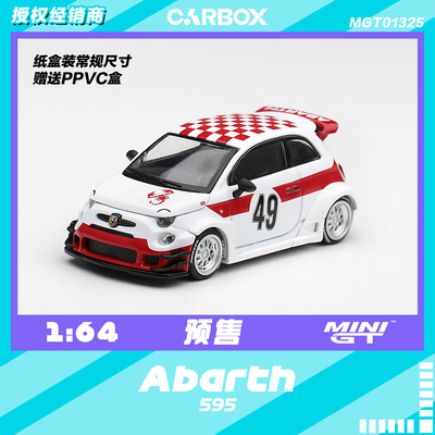 [CarBox] MiniGT 1:64 合金汽车模型 车模  阿巴斯 Abarth 595