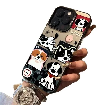 14苹果PROMAX星星狗潮流手机壳爆款iPhone17黑白151611硬壳适用于