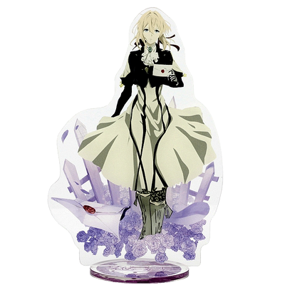 无缝夹层精工周边紫罗兰永恒花园