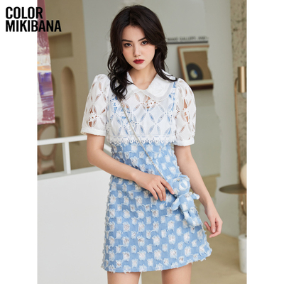 MIKIBANA米可芭娜甜辣街头小众2023年夏季新款连衣裙M22OD1393