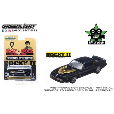 绿光 1:64 1979 庞蒂亚克火鸟 Trans Am《RockyII洛奇2》44650C