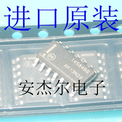 进口全新14584BG六角施密特触发器MC14584BDR2G 贴片SOP-14可直拍