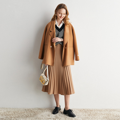 PALUOPO/帕罗绵羊毛女外套ET19722D-B