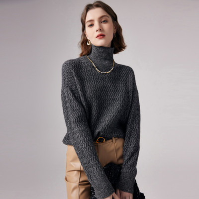 PALUOPO/帕罗山羊绒高领女衫ET23931R