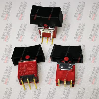 400AWMSP4R2BLKM6QE 5.84mm SPDT 3A 120V 翘板开关 全新原装订货