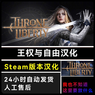 王权与自由/THRONE AND LIBERTY 正版中文汉化补丁steam/不含游戏