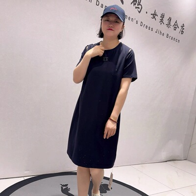 女权贵族夏季新款大码显瘦连衣裙