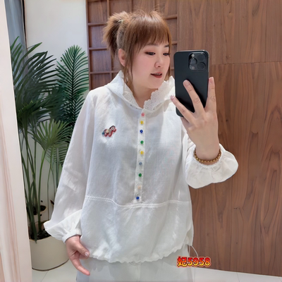 妃儿红2026春季新款大码欧货上衣