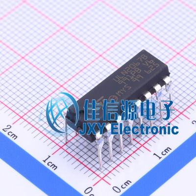 达林顿晶体管阵列      ULN2067B  ST(意法半导体)  PowerDIP-16