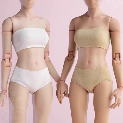 现货 Worldbox 1/6 女士内衣 白/米咖/粉 ca013 兵人衣服