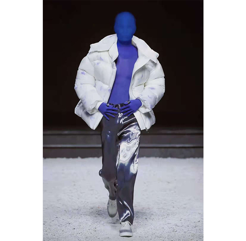 CHENGGUANG WANG无性别局限透视羽绒服
