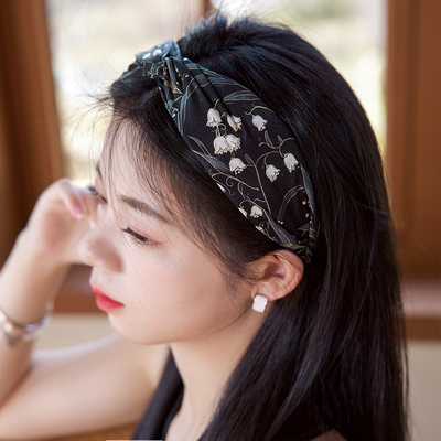 小众设计合集发箍不勒头暗纹缎面