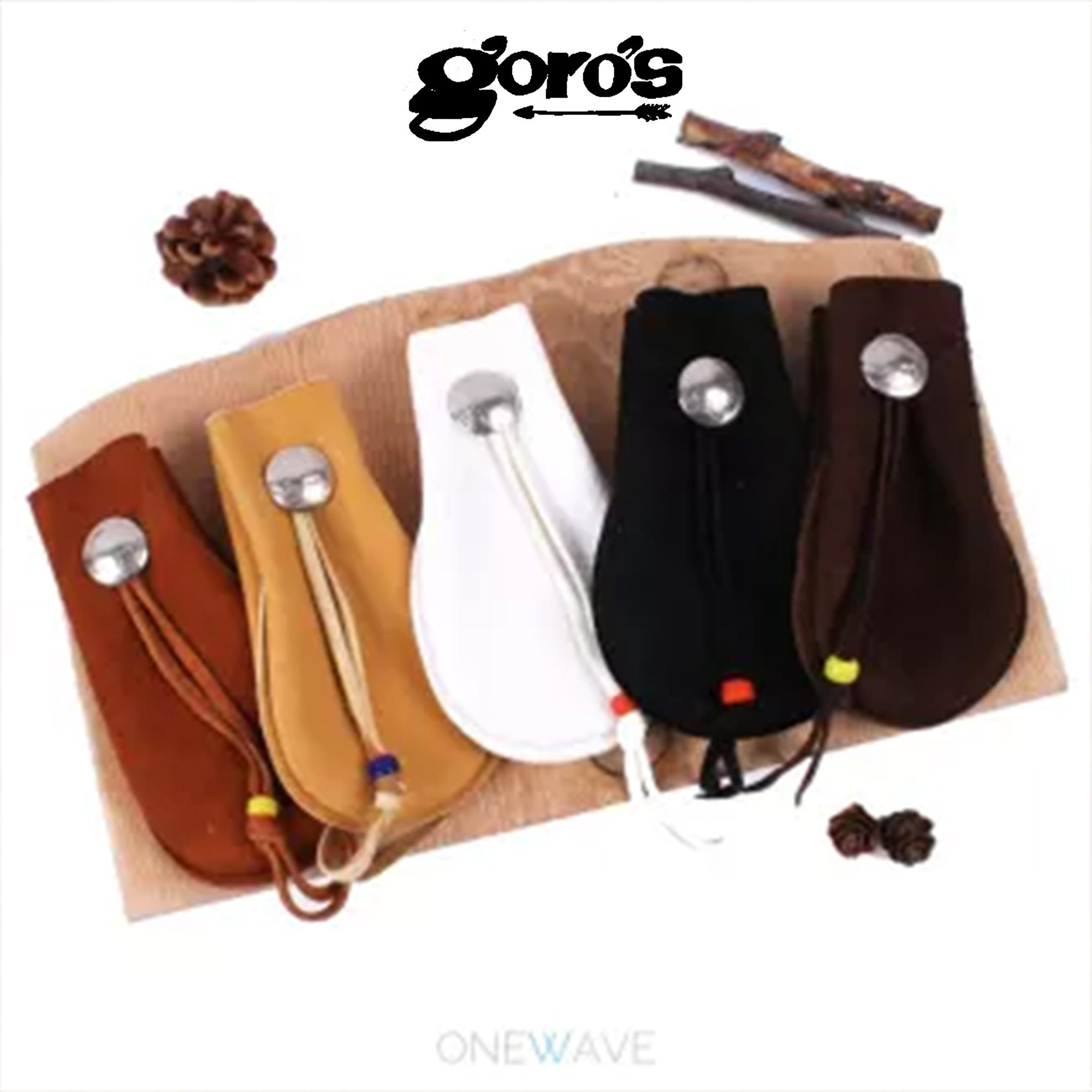 goros巾囊SM 高桥吾郎巾着鹿皮包背包收纳包
