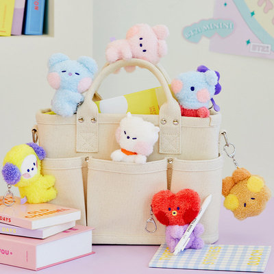 BT21毛绒钥匙扣包包玩偶挂件配饰