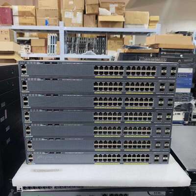 思科WS-C2960X-24PS-L 24口千兆POE+4口--议价商品