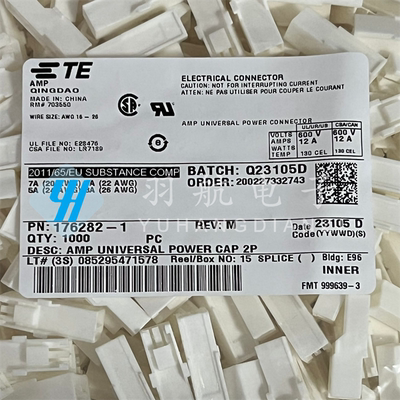 176282-1连接器TE/泰科3.96mm