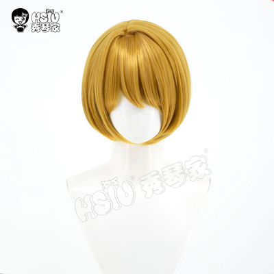 秀琴家 小泉花阳cos假发Love Live! 暗金色 偏分仿真头皮 收脸