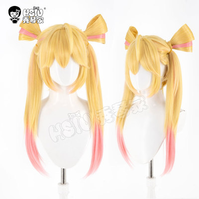 秀琴家 守望先锋ow 朱诺cos假发神话皮魔法少女 分体发包仿真头皮