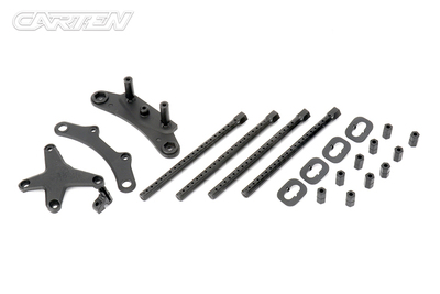 CARTEN 1/10电房 T410 配件 防撞板 车壳柱 NHA410