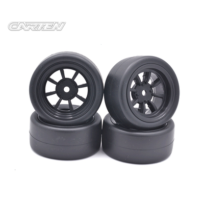 CARTEN M210 1/10 Mini M车八爪轮芯-黑色 ET+4MM #NBA265-1
