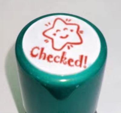 Checked印章