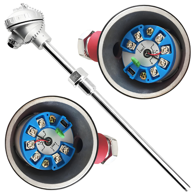 k型温度变送器 sbwr-2280 230 231 一体化热电偶 4-20mA 0-1000℃