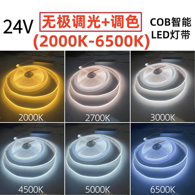 凌科云24V智能COB全色温可调灯带