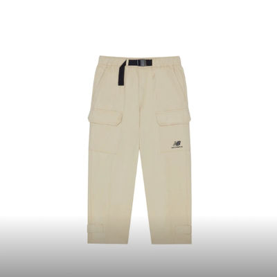 New Balance女款八分裤直筒休闲裤宽松工装裤AWP13312-BEI