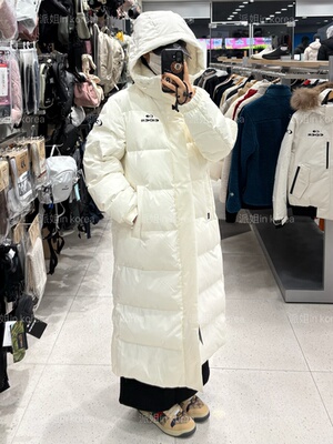 派姐inKorea EIDER 经典大被子80%绒长款羽绒服男女DUW25582