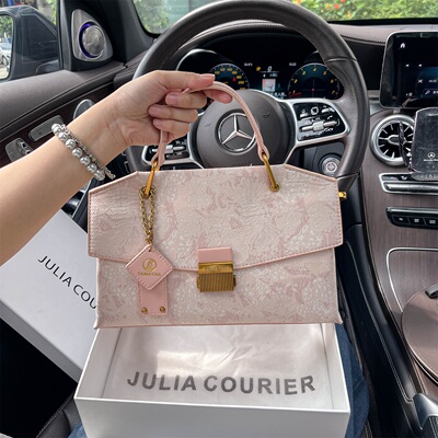 JULIA COURIER绣花托特包折扣