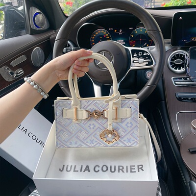 JULIACOURIER宋锦小方包折扣